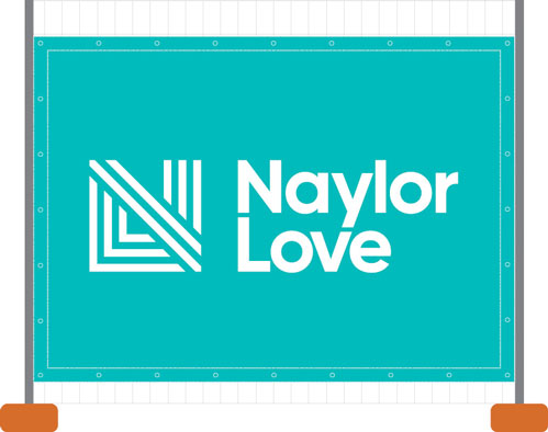 MB001 – Naylor Love Logo Panel – Powerpac Signs – Naylor Love